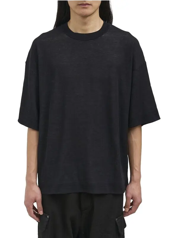 Isabel Benenato Cotton T-shirt - Black