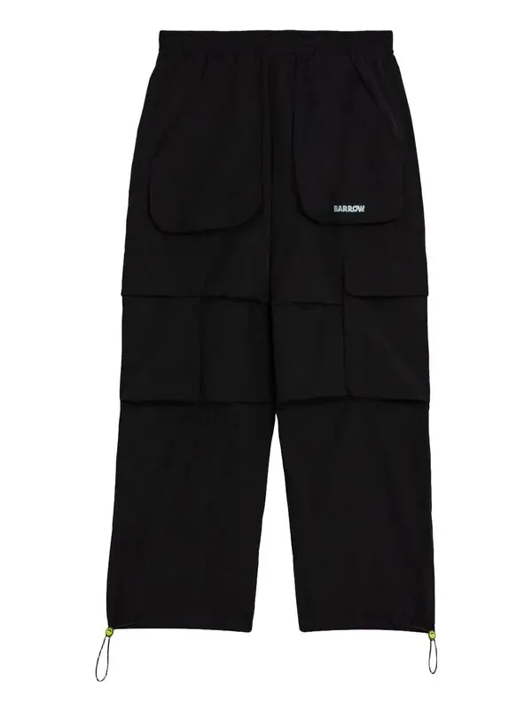 BARROW Cotton Cargo Trousers - Black