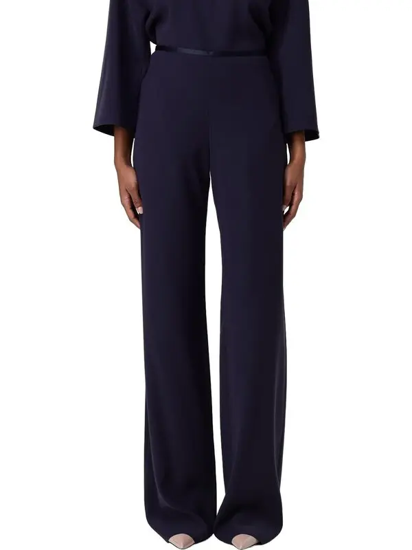 Emporio Armani Wide Leg Trousers - Blue
