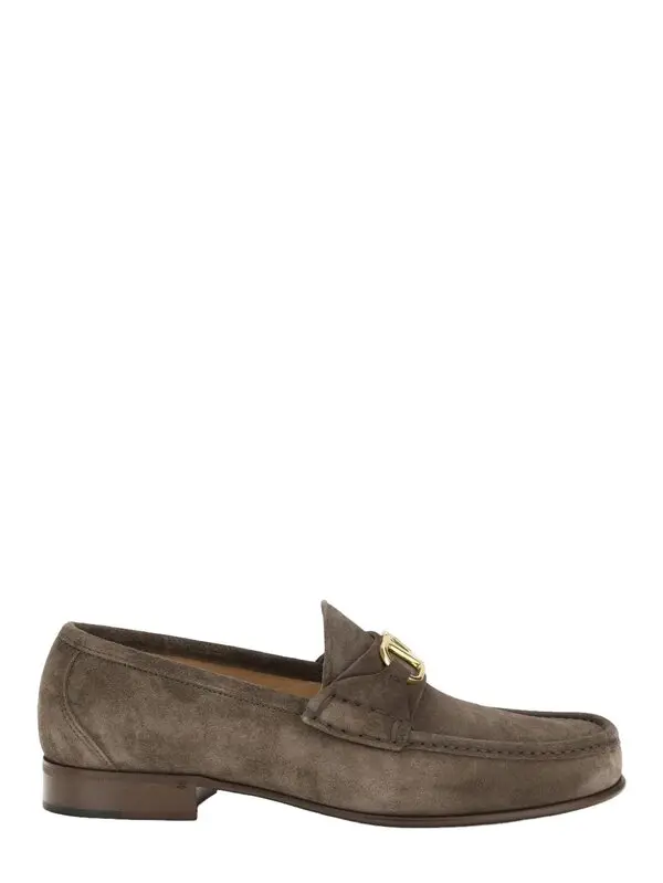 Valentino Garavani Suede Loafers - Grey