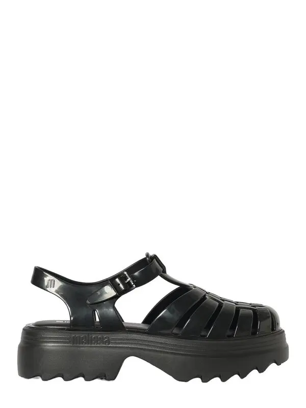 Melissa Possession Platform Ii Pvc Sandals - Black