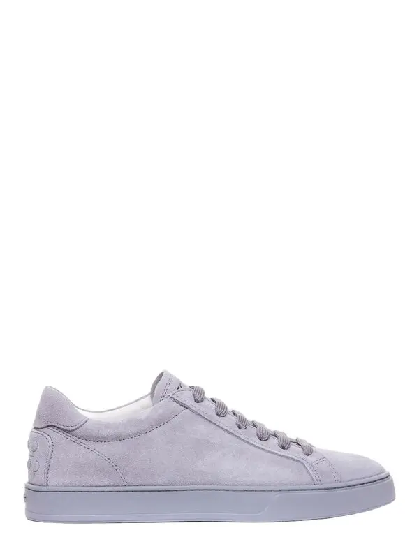 TOD'S Suede Lace-up Trainers - Grey