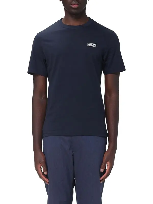 Barbour Cotton T-shirt With Logo - Blue