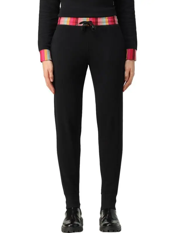Paul Smith Black Jogger Trousers With Waistband - Multicolor