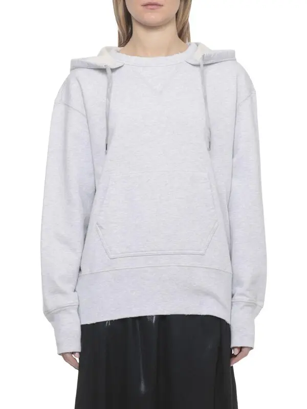 MAISON MARGIELA Cotton Hoodie - Grey