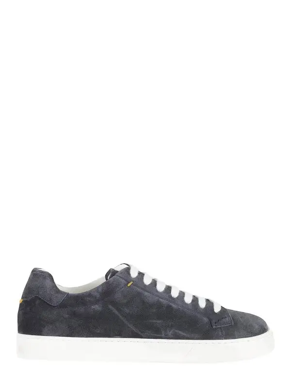 DOUCAL'S Suede Low Top Sneakers - Blue
