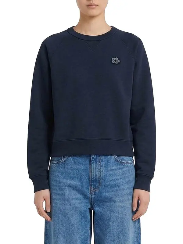 Kenzo Cotton Crew Neck Sweatshirt - Blue