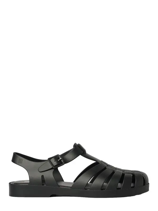 Melissa Possession Pvc Fisherman Sandals With Adjustable Strap - Black