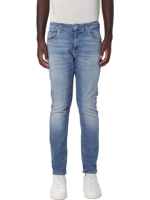 Tommy Hilfiger Mid-rise Skinny Fit Cotton Denim Jeans - Navy