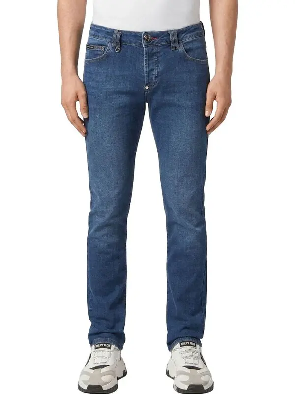 Philipp Plein Five-pocket Skinny Fit Stretch Jeans - Denim