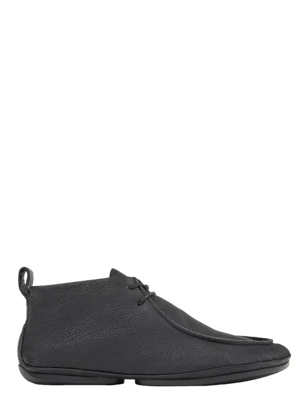 Camper Lace Up Ankle Boots - Black