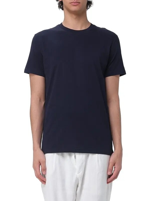 PT TORINO Cotton And Silk T-shirt - Blue
