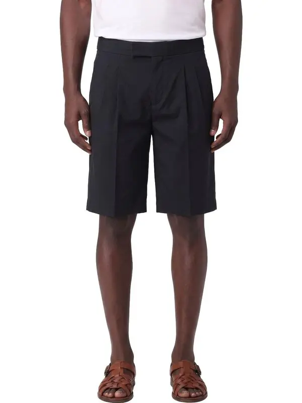 PT TORINO Tailored Cotton Shorts - Blue