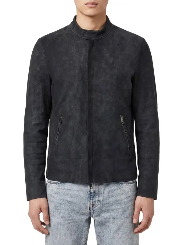 GIORGIO BRATO Lamb Leather Jacket - Black