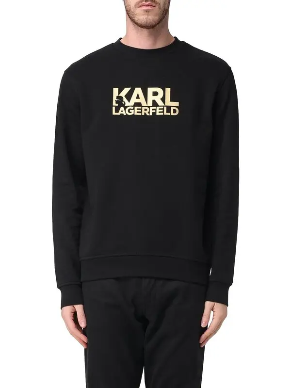 Karl Lagerfeld Logo Sweatshirt - Silver