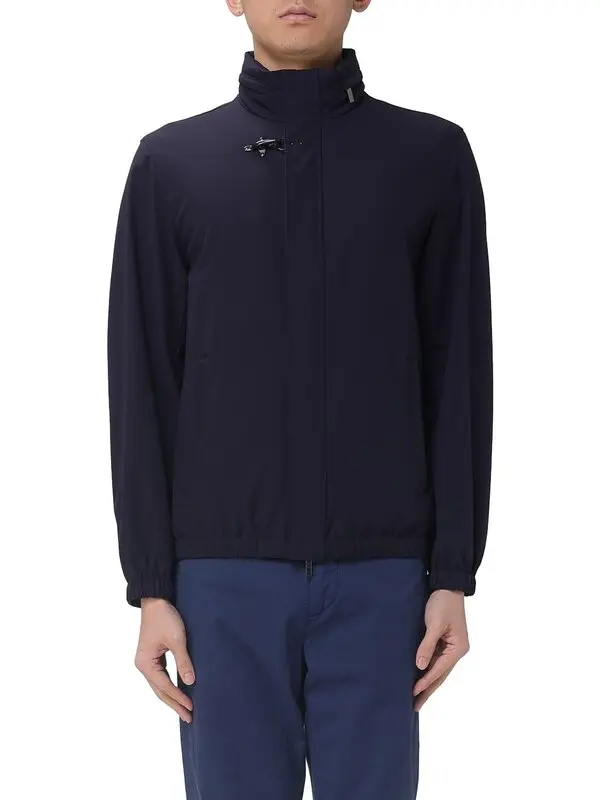 FAY Jacket With Toggle Closure - Blue