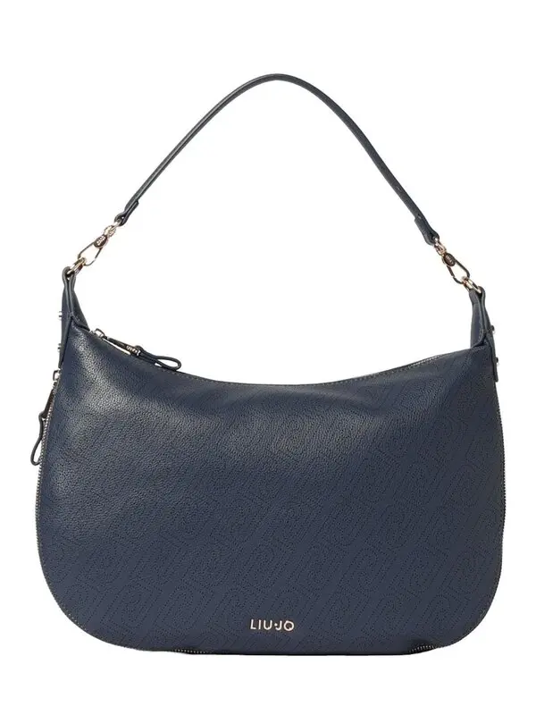 Liu Jo Leather Shoulder Bag - Blue