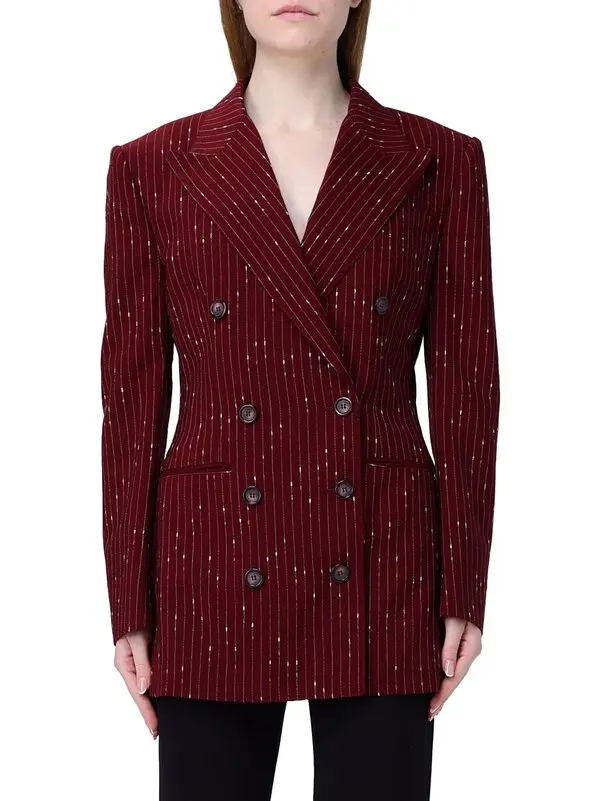 Dolce & Gabbana Pinstriped Double Breasted Blazer - Multicolor