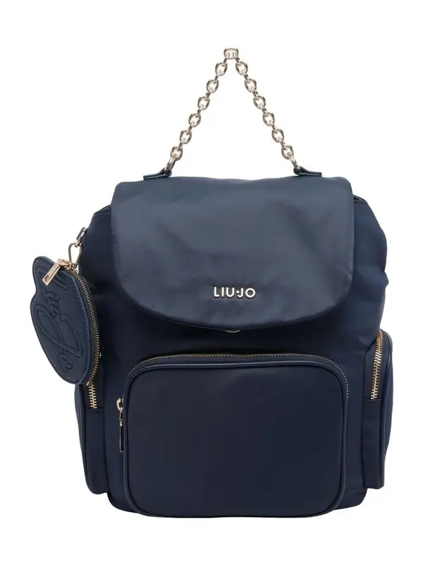Liu Jo Backpack With Chain Detail - Blue