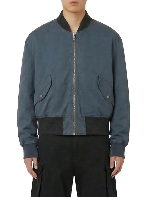 JW Anderson Cotton Bomber Jacket - Navy