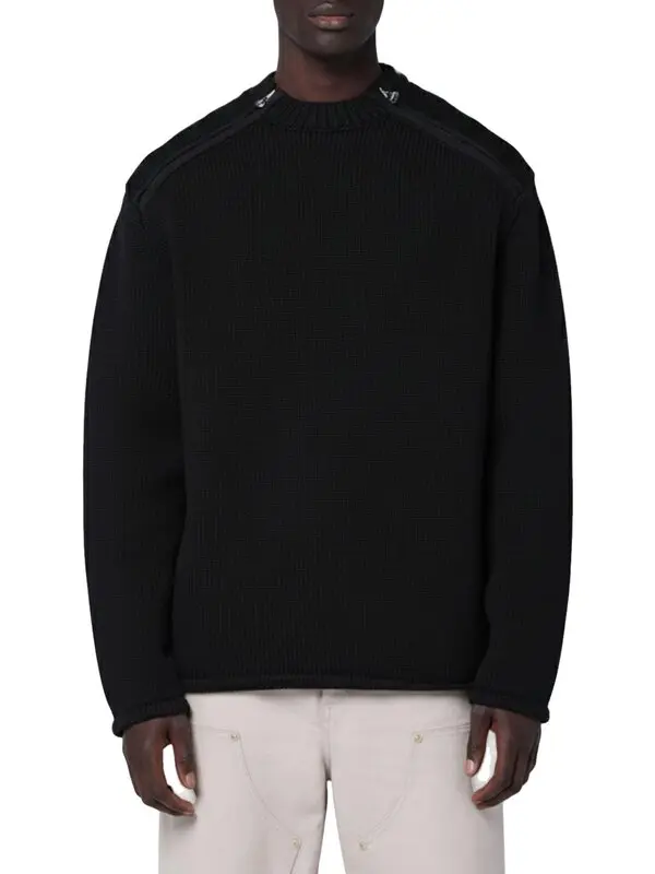 OAMC Textured Knit Jumper - Black