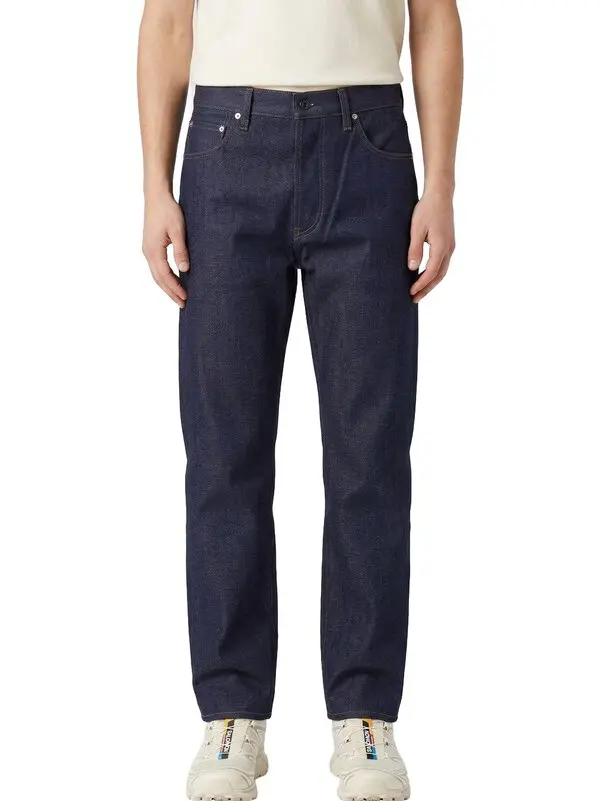 Stone Island Indigo Denim Straight Leg Jeans - Blue