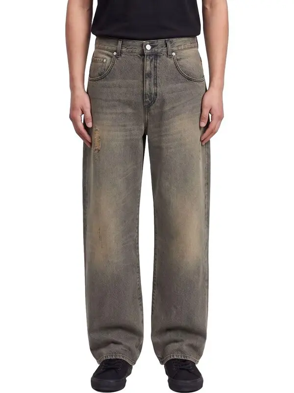 Séfr Wide Leg Denim Jeans - Black