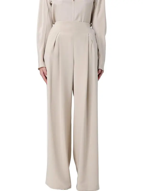 Max Mara Tailored Wide Leg Trousers - Sand