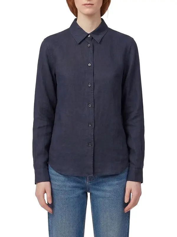 Aspesi Linen Classic Shirt - Blue