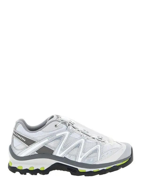 SALOMON Xt-quest Two-tone Technical Mesh Sneakers With Notched Sole - Silver
