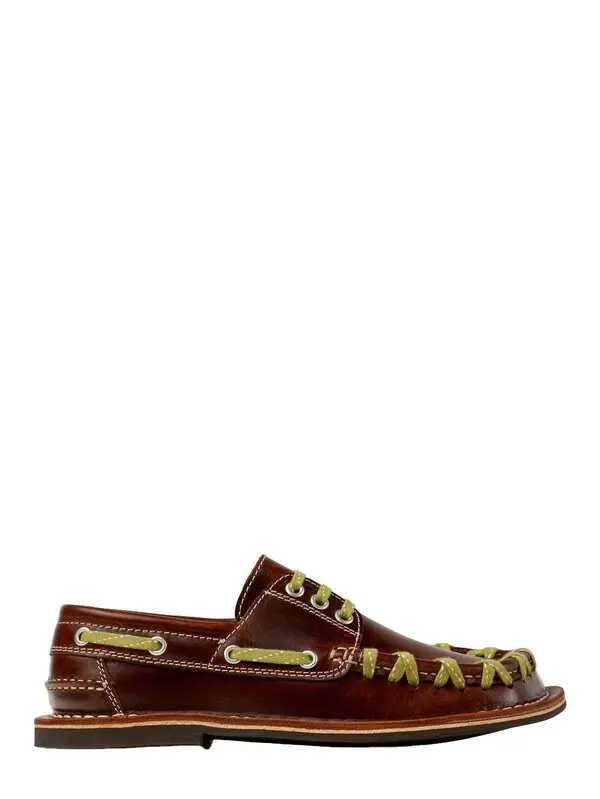 Camper Leather Loafers - Brown