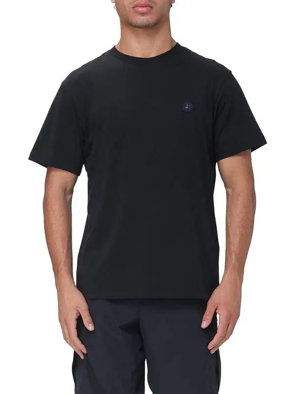 SAVE THE DUCK Basic Short-sleeved Pure Cotton Crewneck T-shirt By - Black