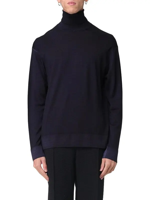 PAOLO PECORA Turtleneck Jumper - Blue