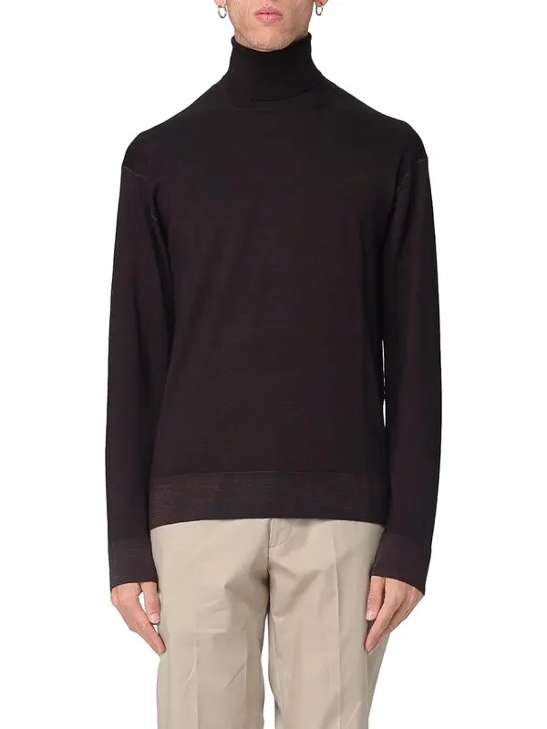 PAOLO PECORA Turtleneck Jumper - Brown