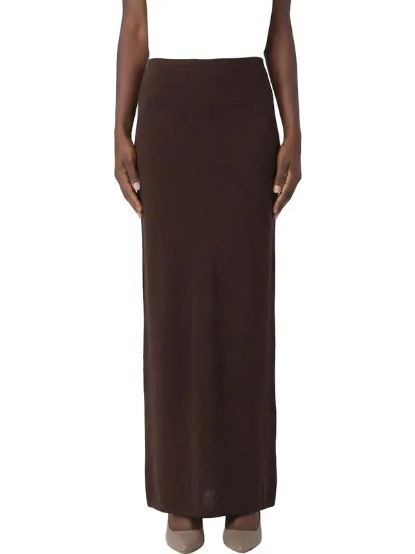 Brunello Cucinelli Maxi Skirt - Brown