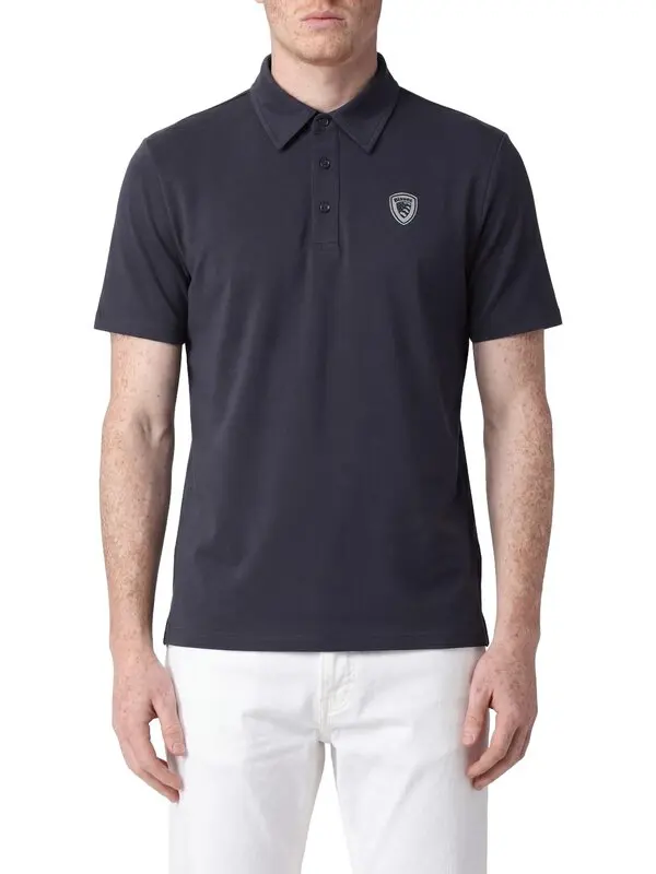 BLAUER. Polo Shirt - Blue