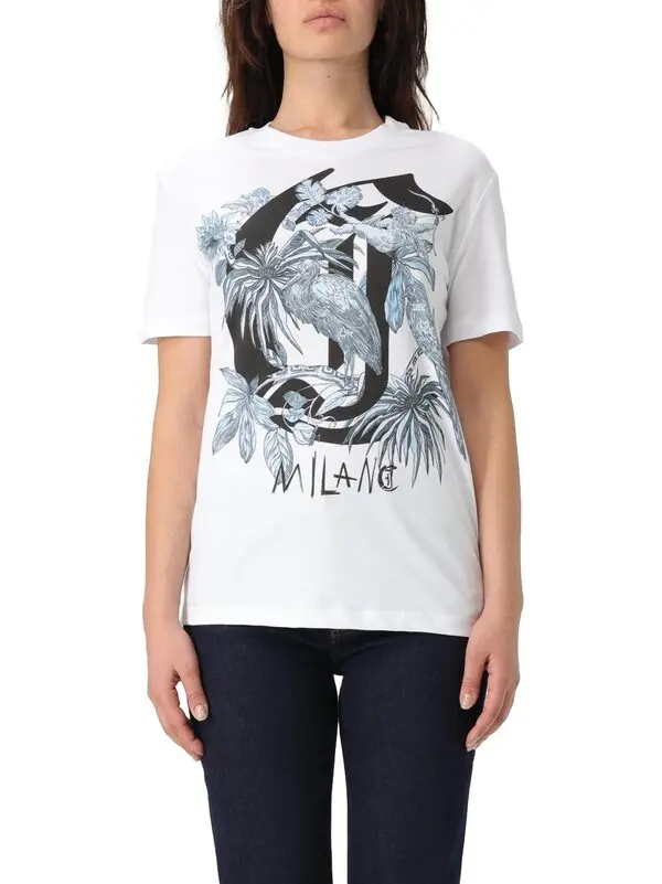 Just Cavalli Graphic Print T-shirt - White