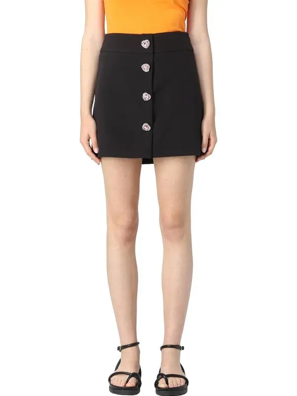 CHIARA FERRAGNI Button Detailed Skirt - Black