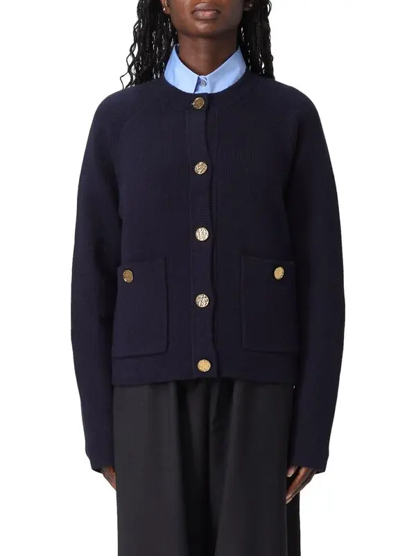 TOTEME Buttoned Knit Jacket - Blue