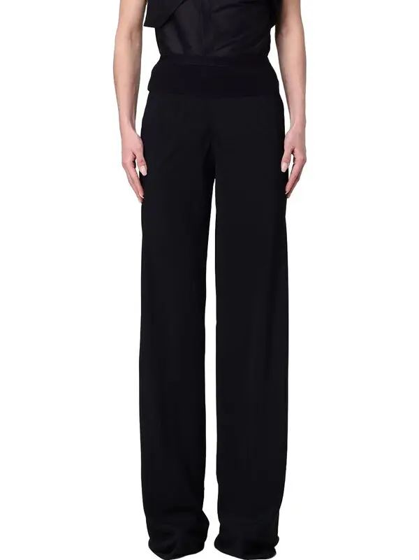 Rick Owens Wide Leg Trousers - Black