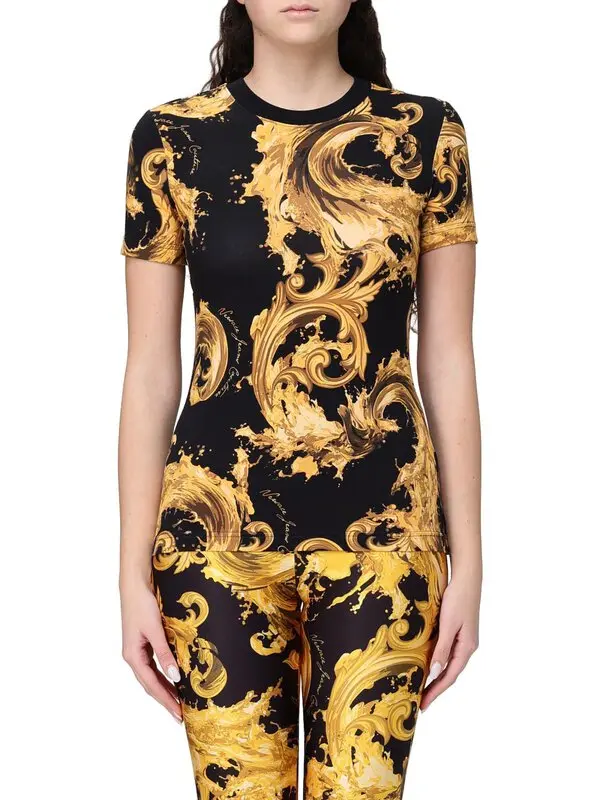 Versace Baroque Print T-shirt - Black