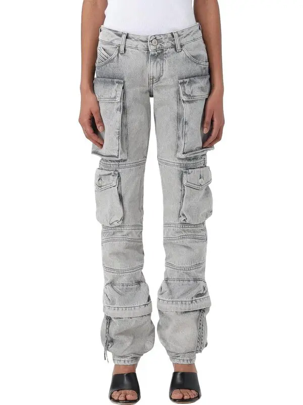 Attico Cargo Jeans - Grey