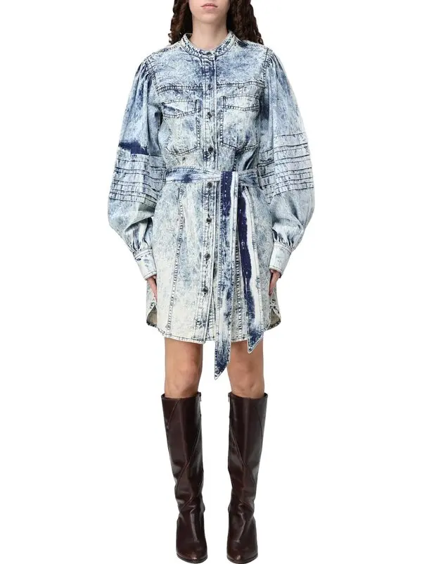 Isabel Marant Étoile Denim Button-up Dress - Gnawed Blue