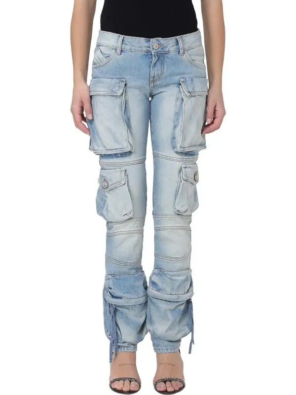 Attico Cargo Jeans - Blue