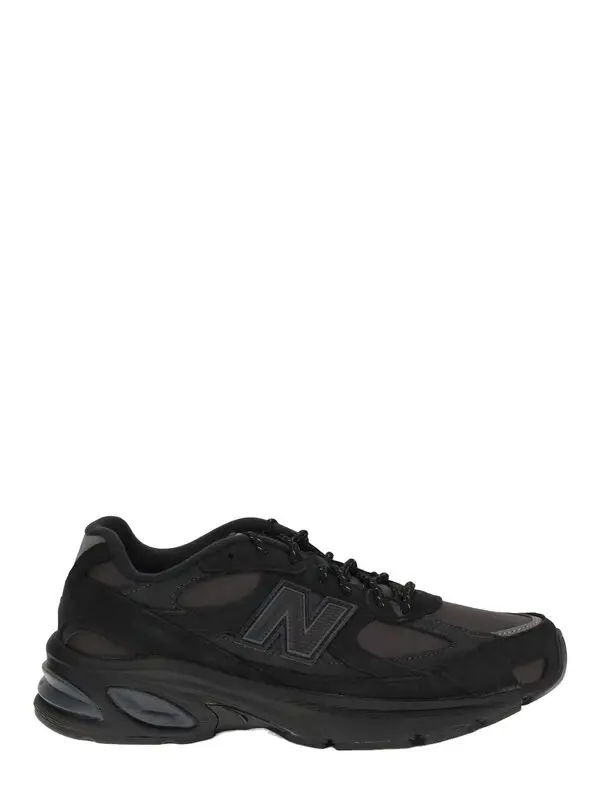NEW BALANCE 2010 Nubuck And Ripstop Nylon Lace-up Sneakers - Black
