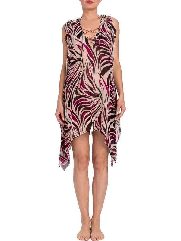 TWINSET Sleeveless Printed Dress - Multicolor
