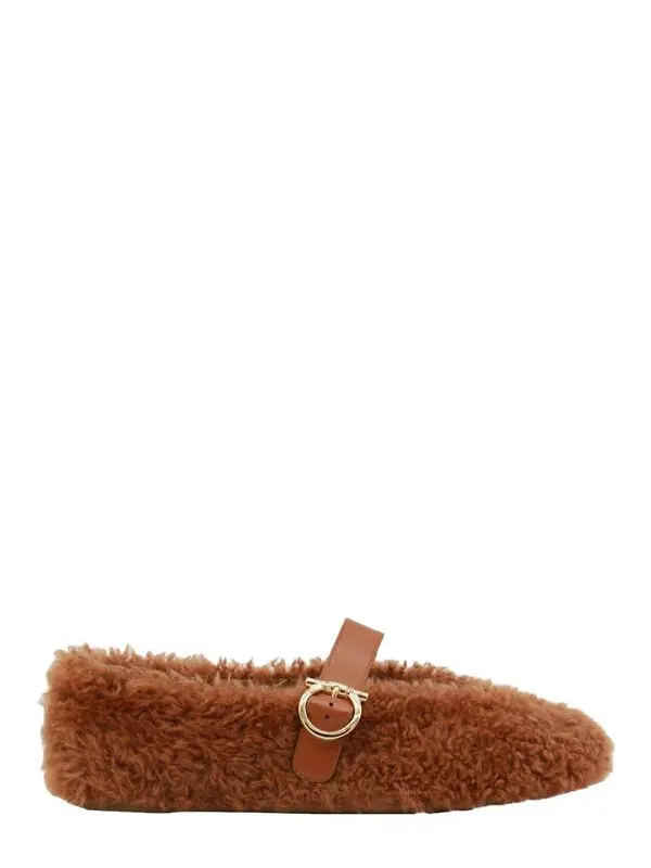 FERRAGAMO Ballet Flats - Brown