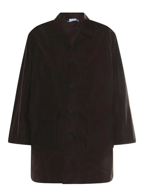 Thom Browne Button-front Coat - Grey