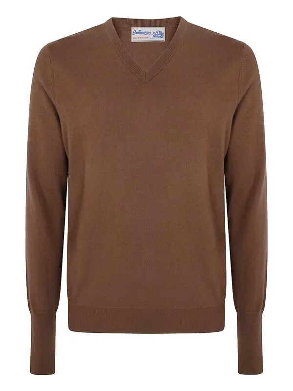 BALLANTYNE Jumper Colour - Brown