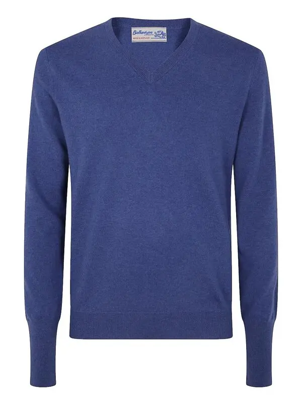 BALLANTYNE Jumper Colour - Gnawed Blue